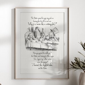 Why is a Raven Like a Writing-desk? - Alice's Adventures in Wonderland ...