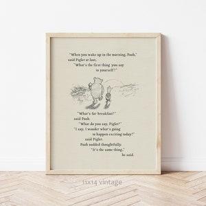 When You Wake up in the Morning, Pooh... Pooh Quotes Classic Vintage ...