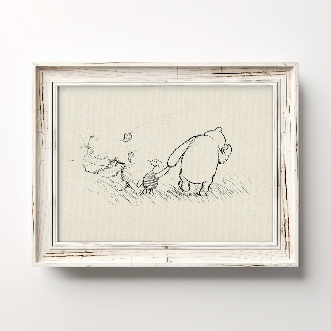 Very Happy Thursday Piglet and Winnie the Pooh Classic - Etsy UK