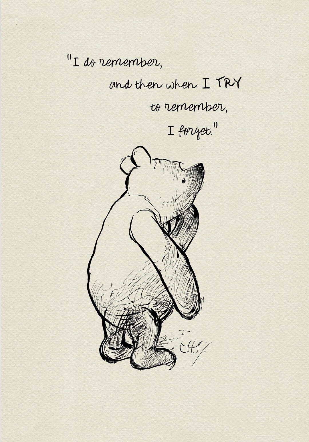 I Do Remember and Then When I Try to Remember I Forget - Etsy