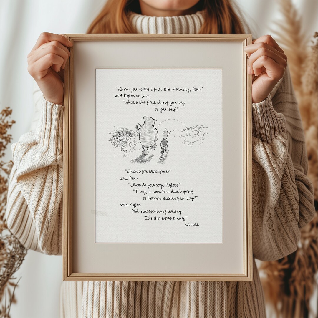 When You Wake up in the Morning, Pooh... Pooh Quotes Classic Vintage ...