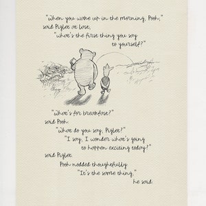 When You Wake up in the Morning Pooh... Pooh Quotes Classic - Etsy UK