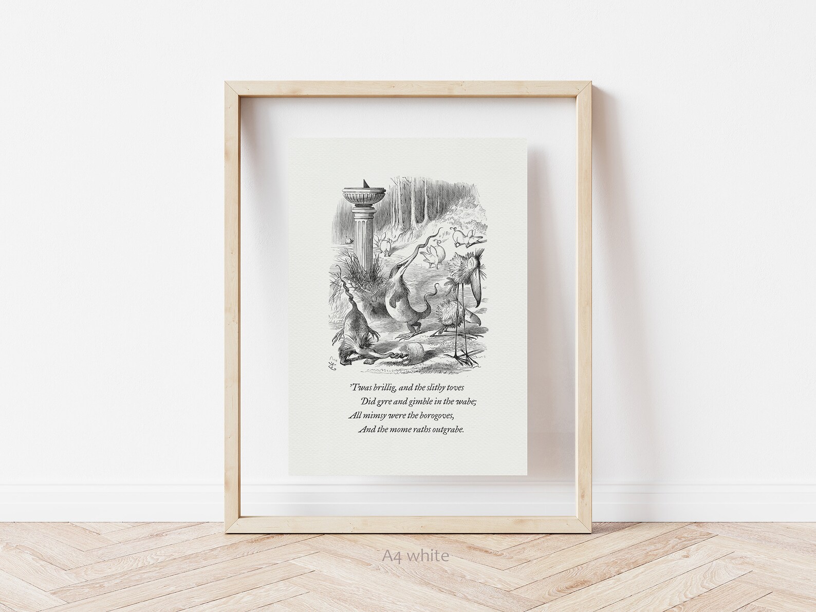 The Borogoves, Toves and the Raths Alice in Wonderland / Through the ...