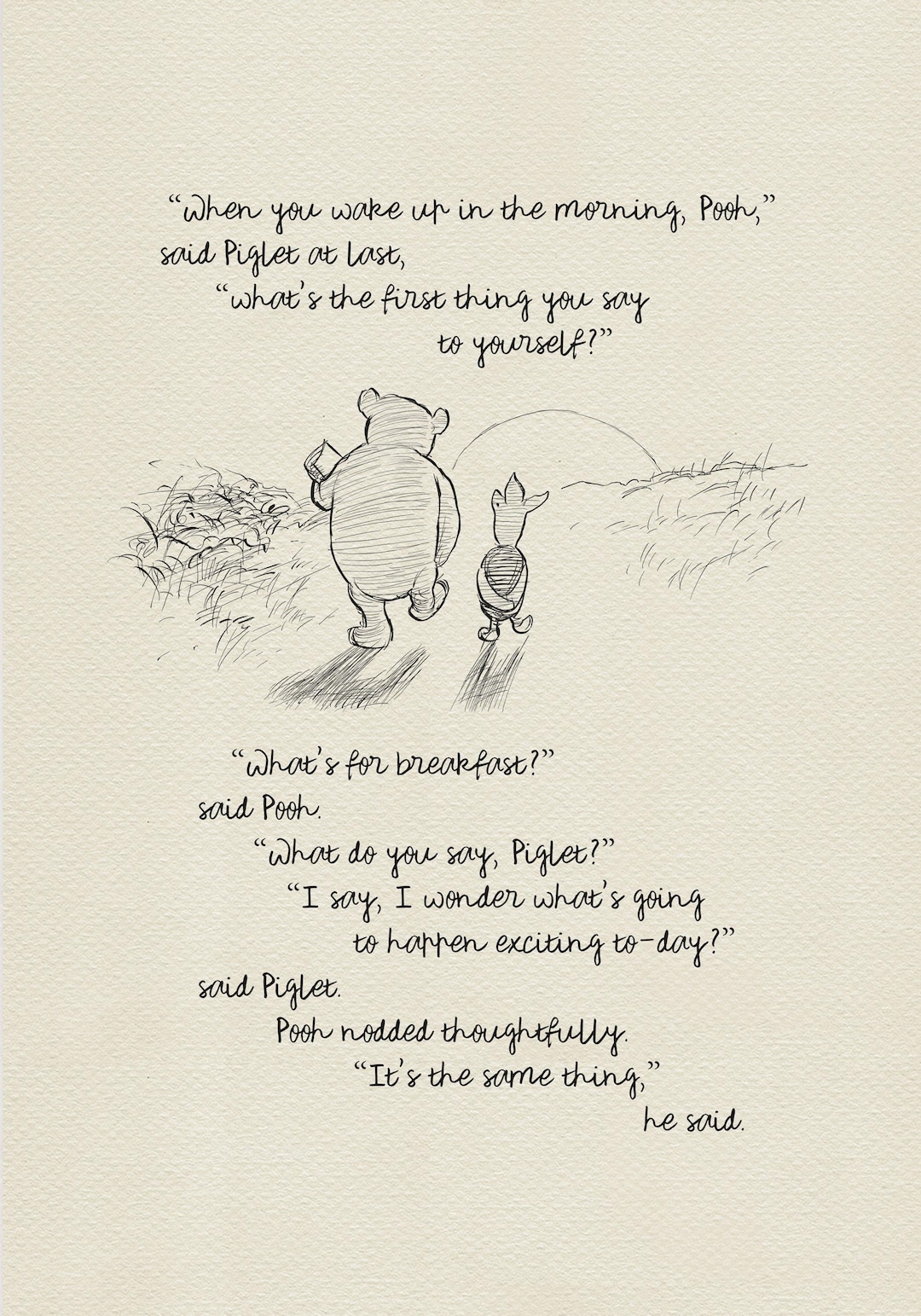 When You Wake up in the Morning, Pooh... Pooh Quotes Classic Vintage ...