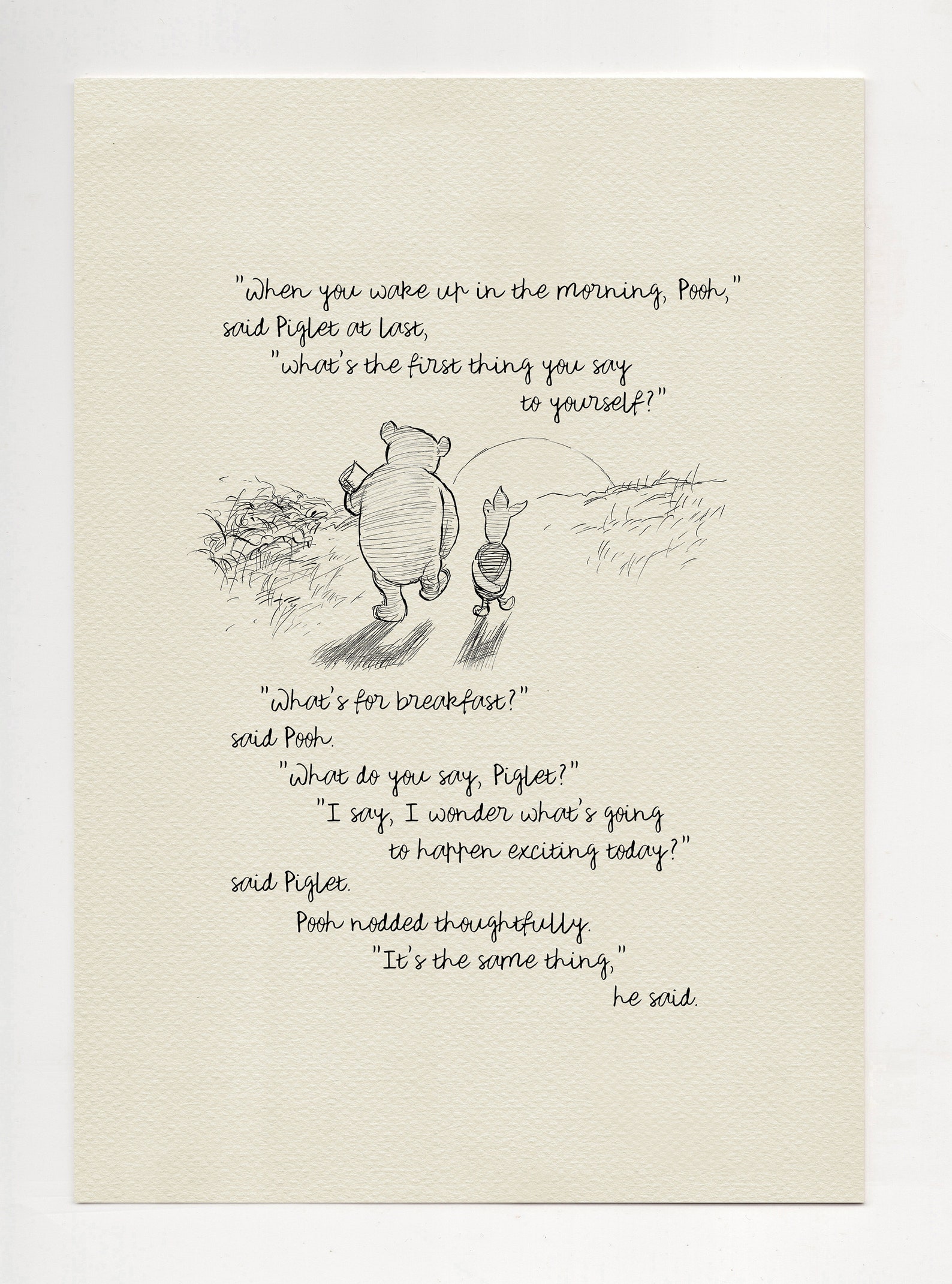 When You Wake up in the Morning Pooh... Pooh Quotes Classic - Etsy