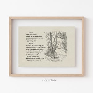 The Old Grey Donkey, Eeyore Winnie the Pooh Quotes Horizontal Classic ...