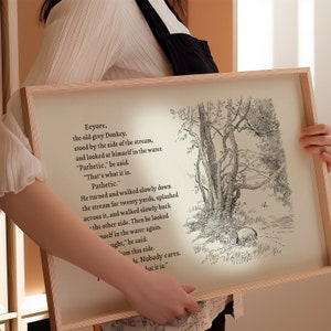 The Old Grey Donkey, Eeyore Winnie the Pooh Quotes Horizontal Classic ...