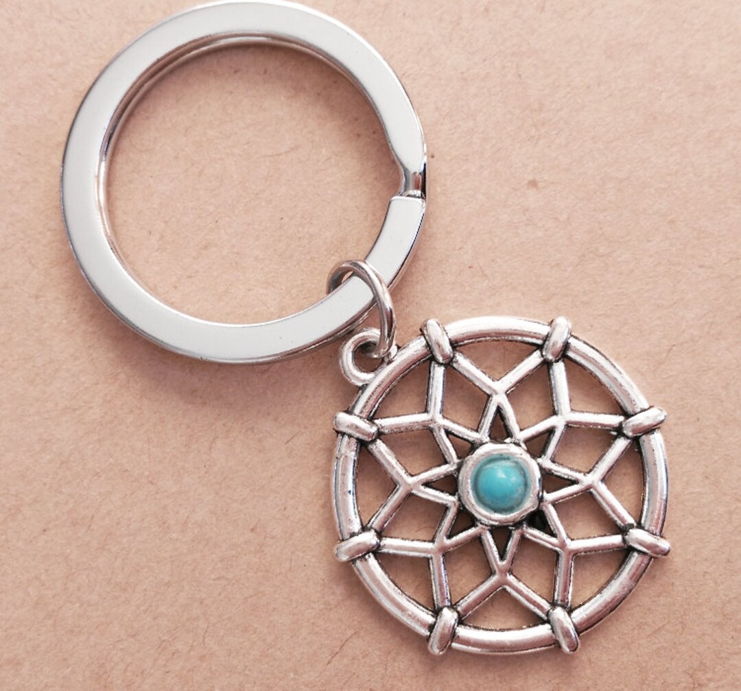 Antique Silver Keychain, Dream Catcher Charm Keychains,bf Keychain ...