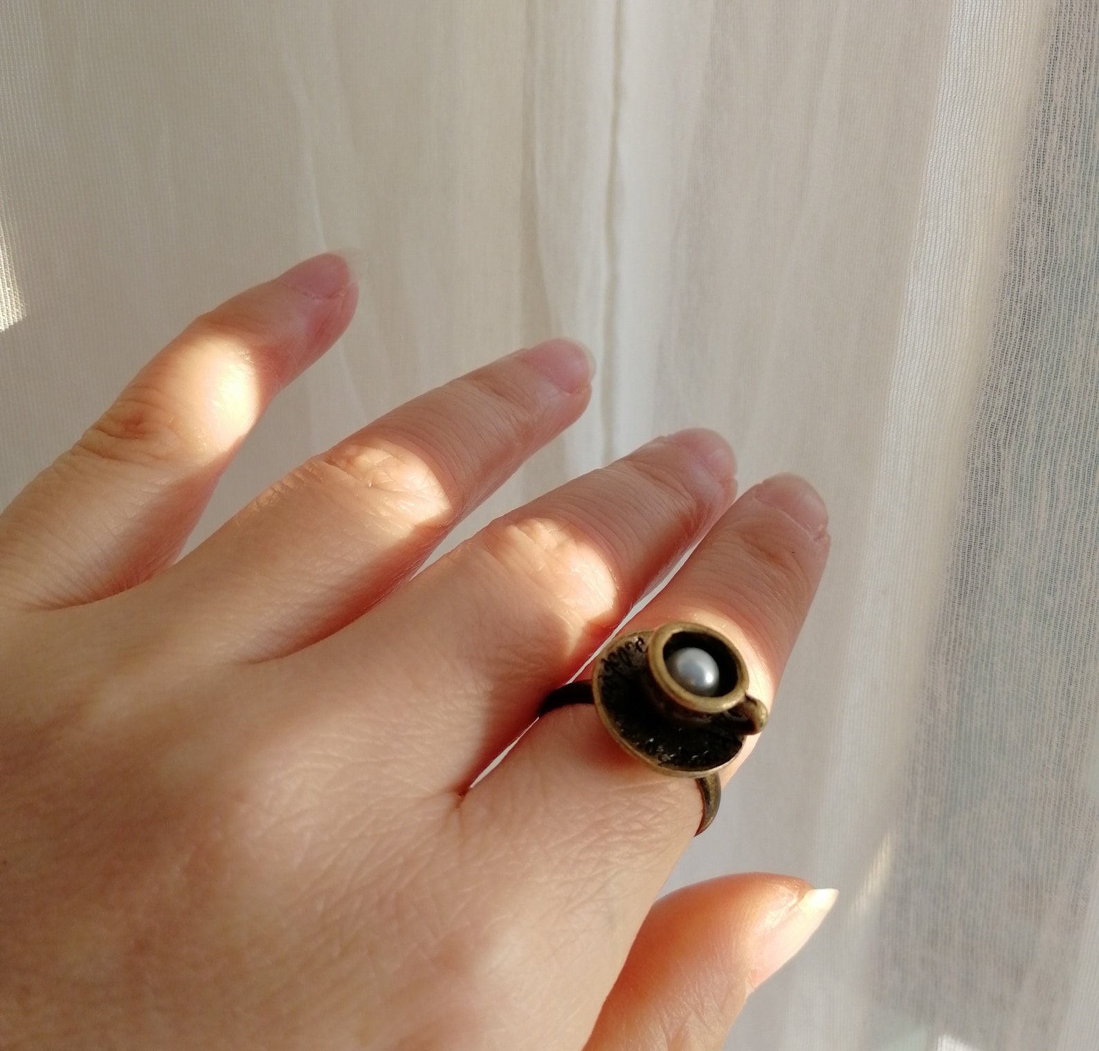 Vintage Coffee Cup Ring Coffee Lover Gift Tea Wedding Tea | Etsy