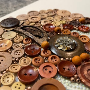 Cowboy Boot - Button Art - Western Wall Art “button Trails” - Etsy