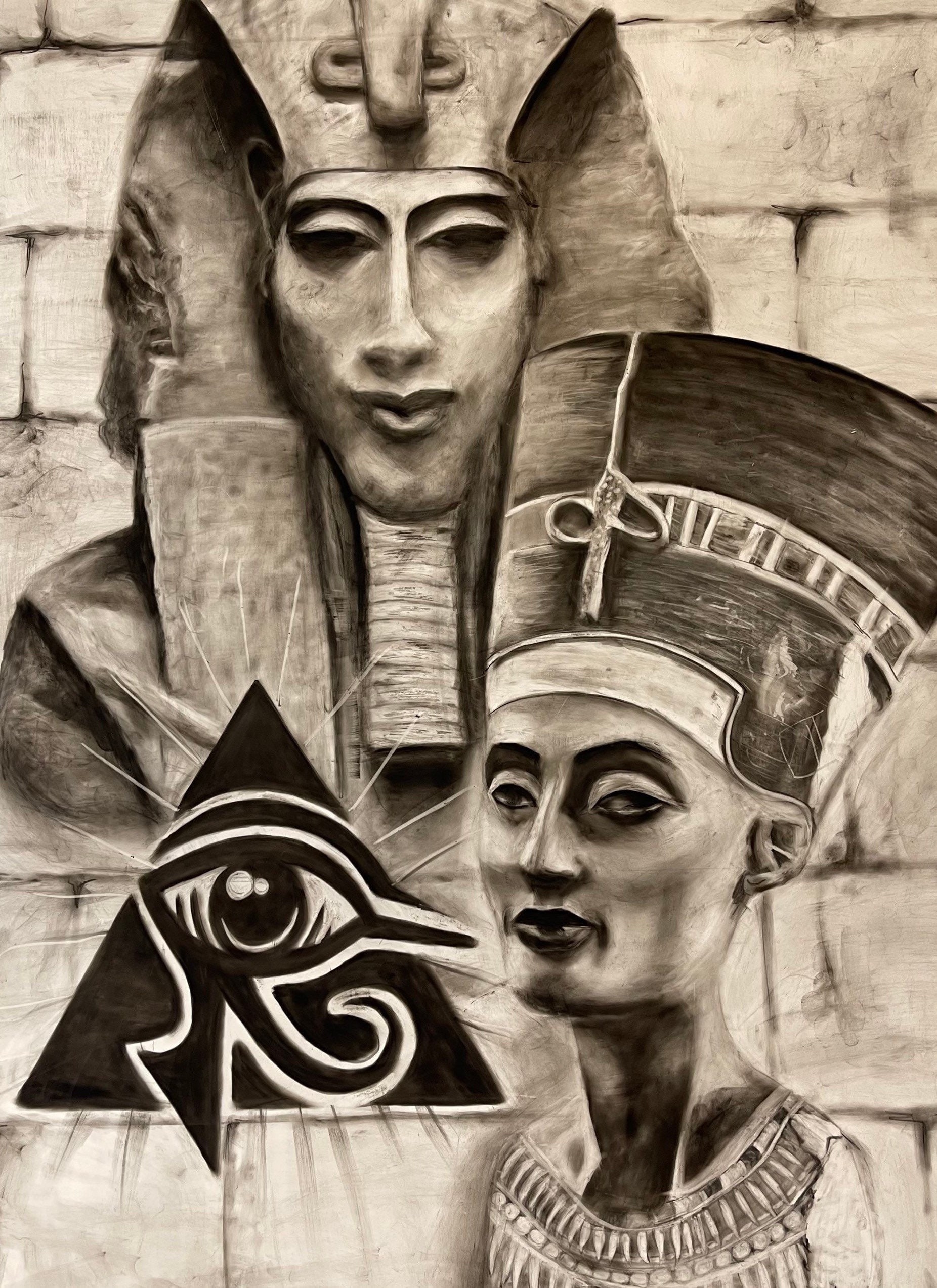 Egyptian King Drawing