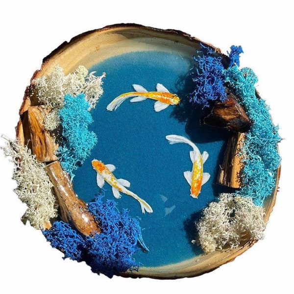 Large Resin Koi Fish - Etsy