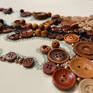 Cowboy Boot - Button Art - Western Wall Art “button Trails” - Etsy