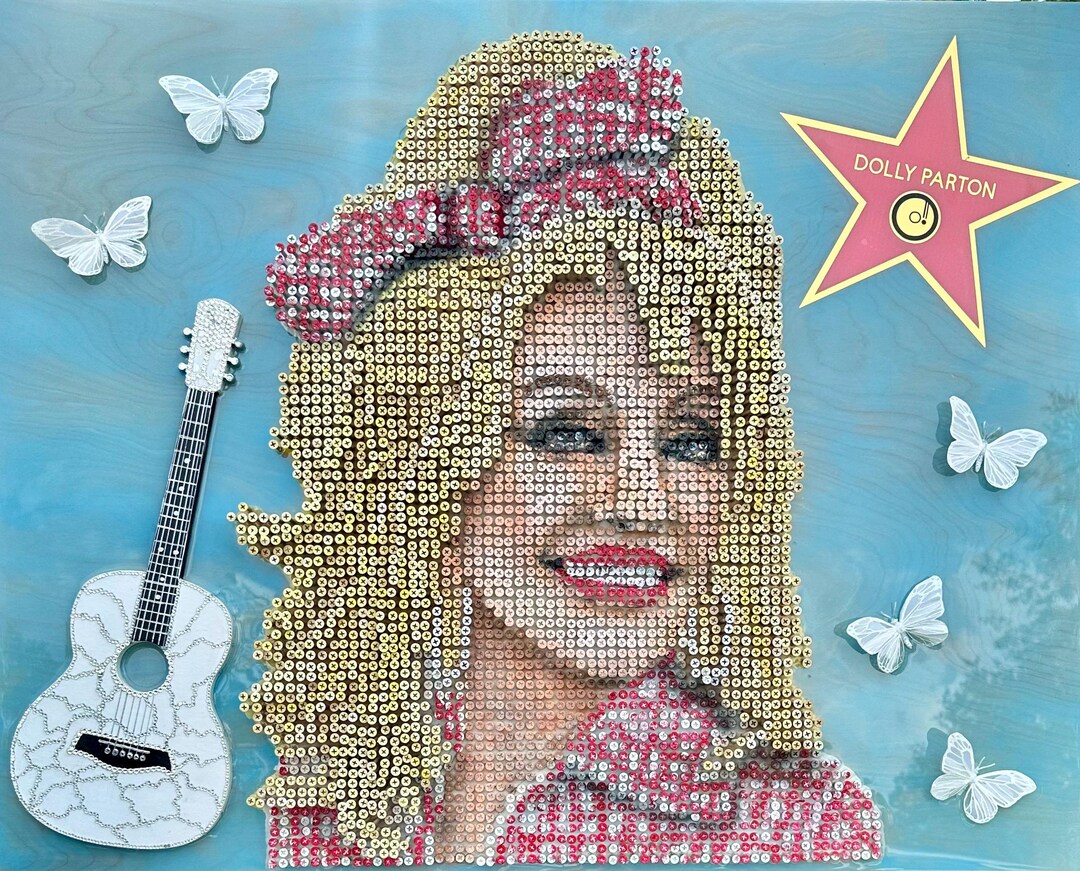 Dolly Parton - Screw Art - Etsy