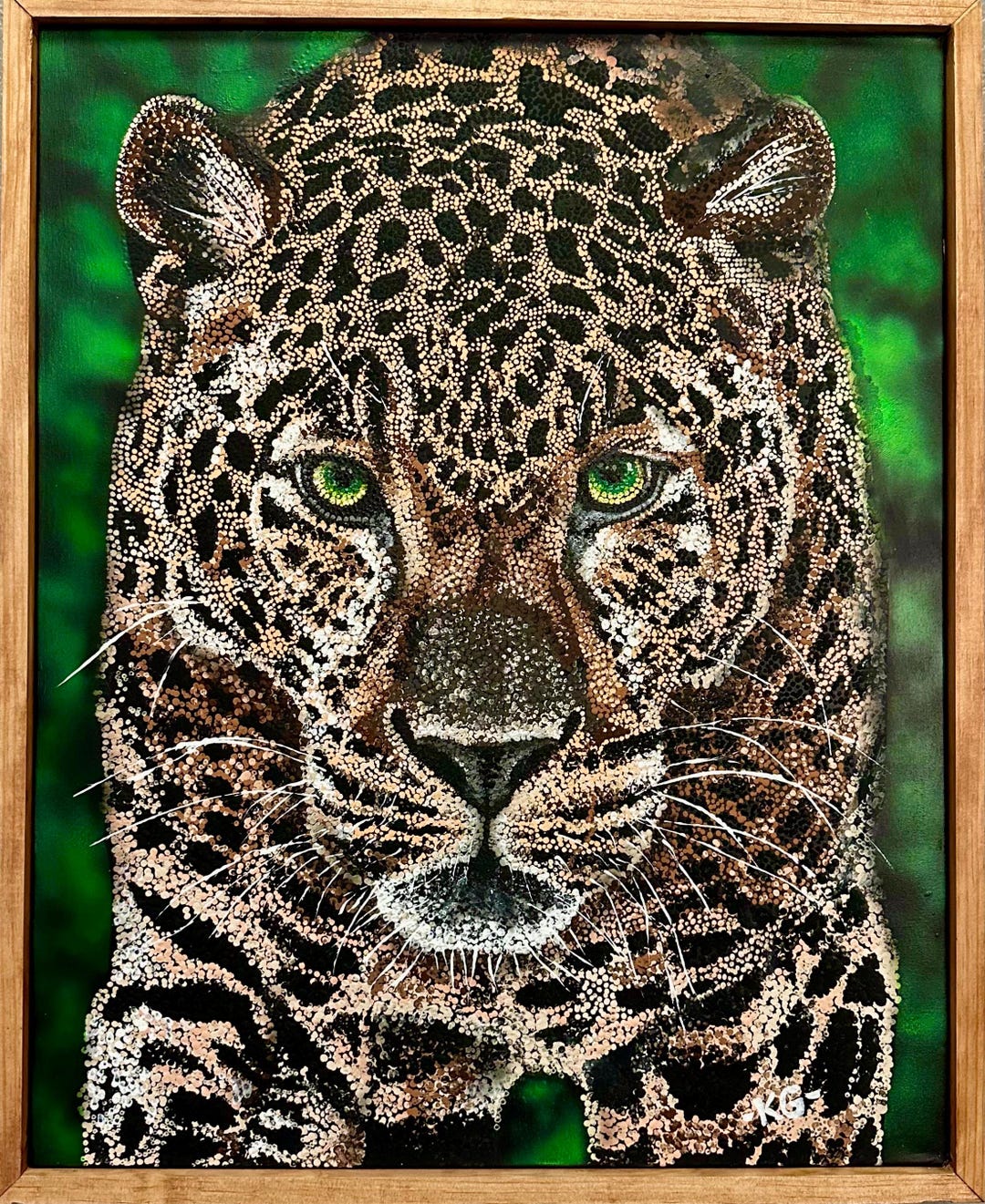 LEOPARD Acrylic Painting Wall Art - Etsy
