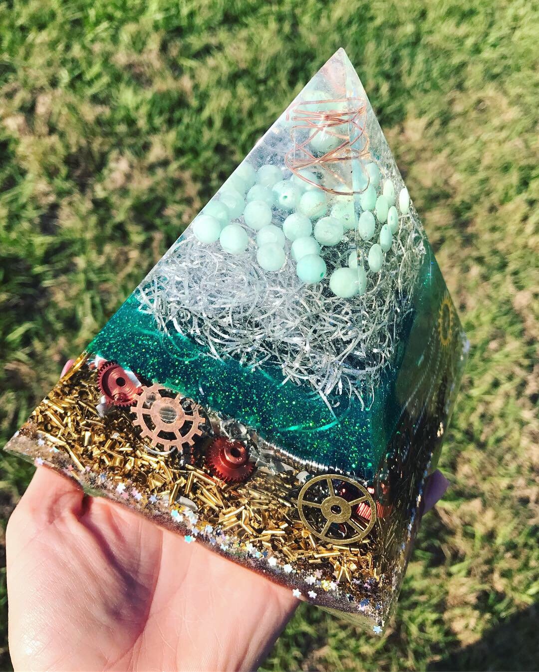 Quartzite Orgone Pyramid | Etsy