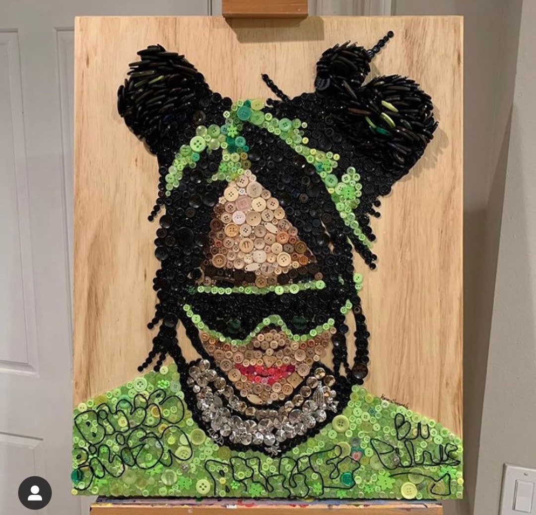 Pop Star - 3D Button Art - Etsy