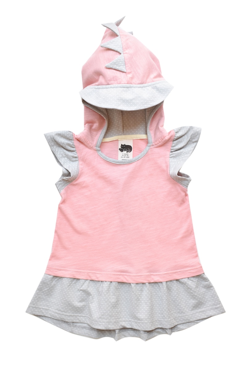 3T Dino Toddler Girl Tank Top Dinosaur Hoodie T Rex Spikes | Etsy