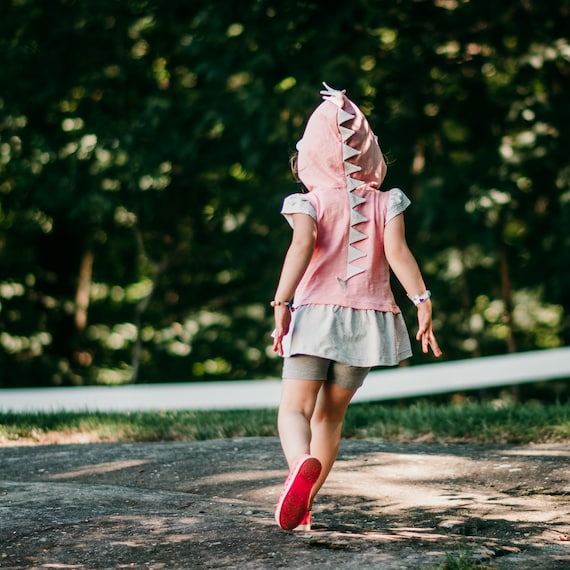 6T 7T Dino Toddler Girl Tank Top Dinosaur Hoodie T Rex - Etsy