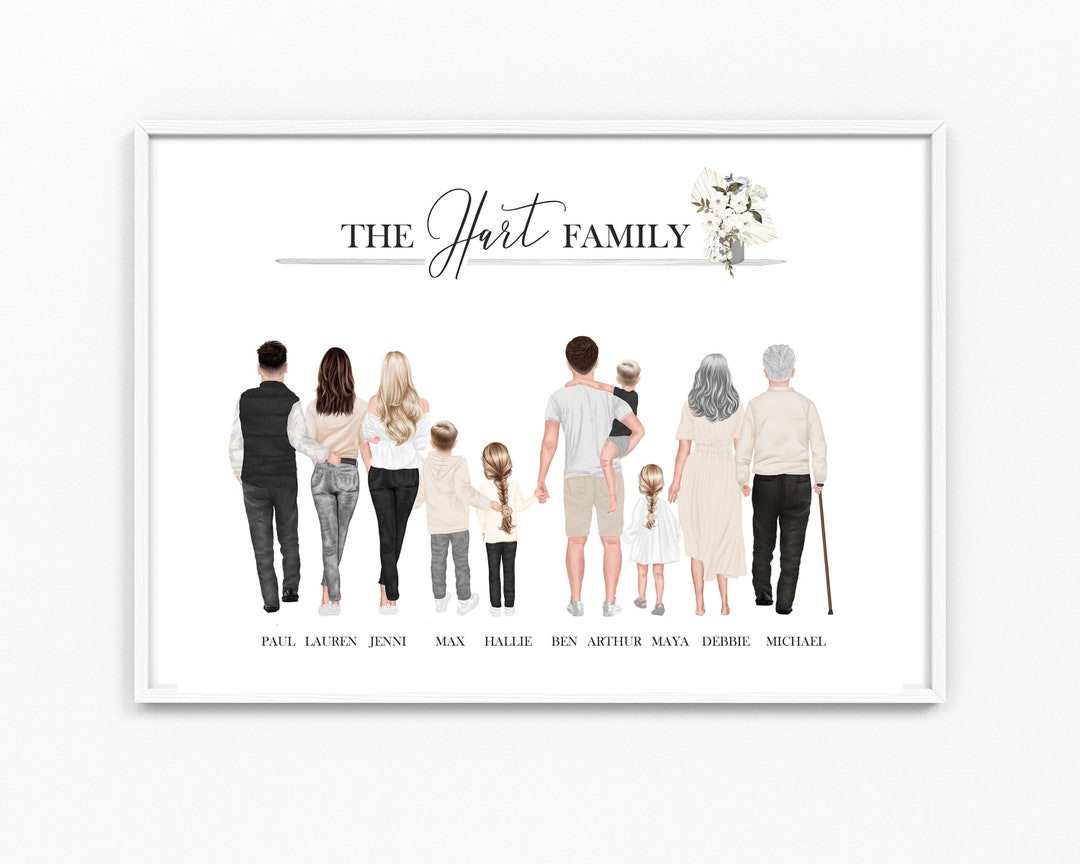 My Family Our Family Gift Photo Picture Frame Wall Decor Home ...