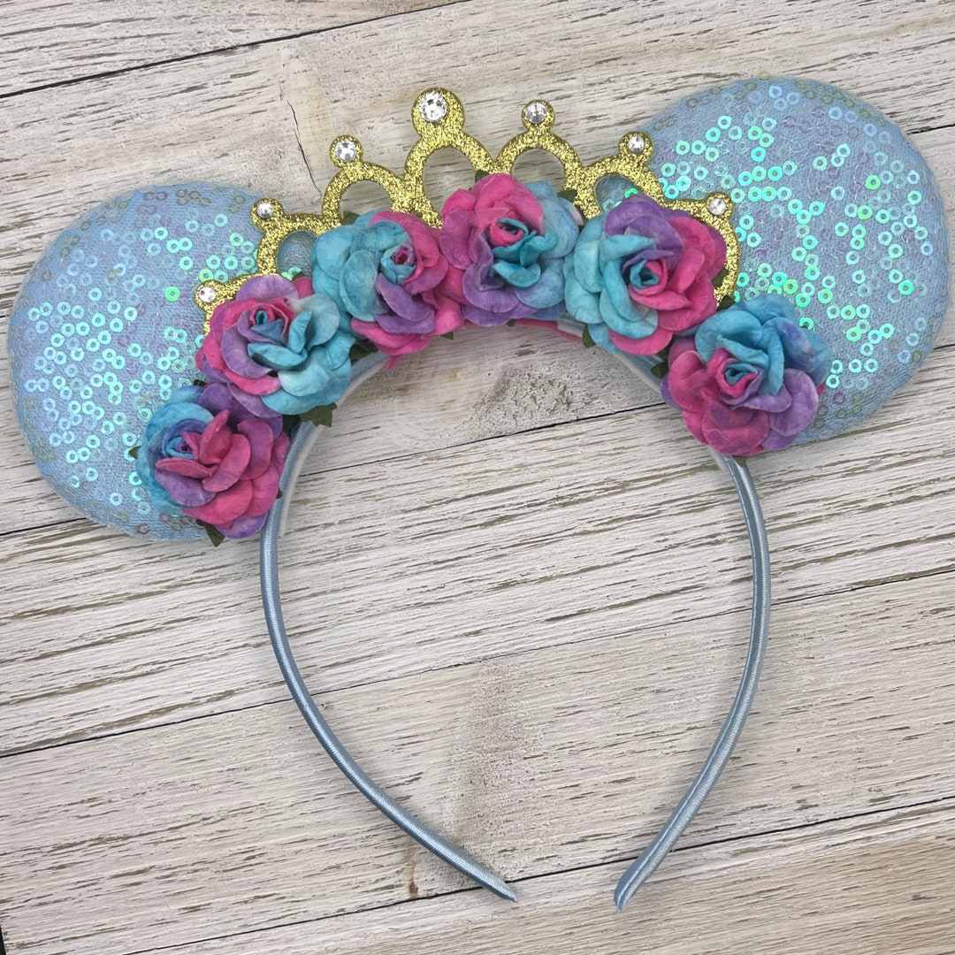 Rainbow Princess Mouse Ears, Rainbow Mouse Ears, Disney Ears, Mouse ...