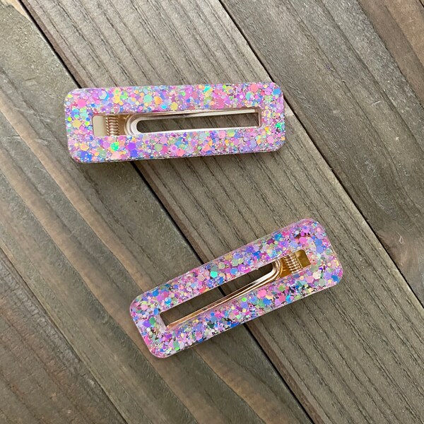 Resin Hair Clip - Etsy