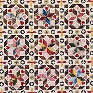 Stars and Hearts Quilt Pattern & Workshop PDF Download - Etsy