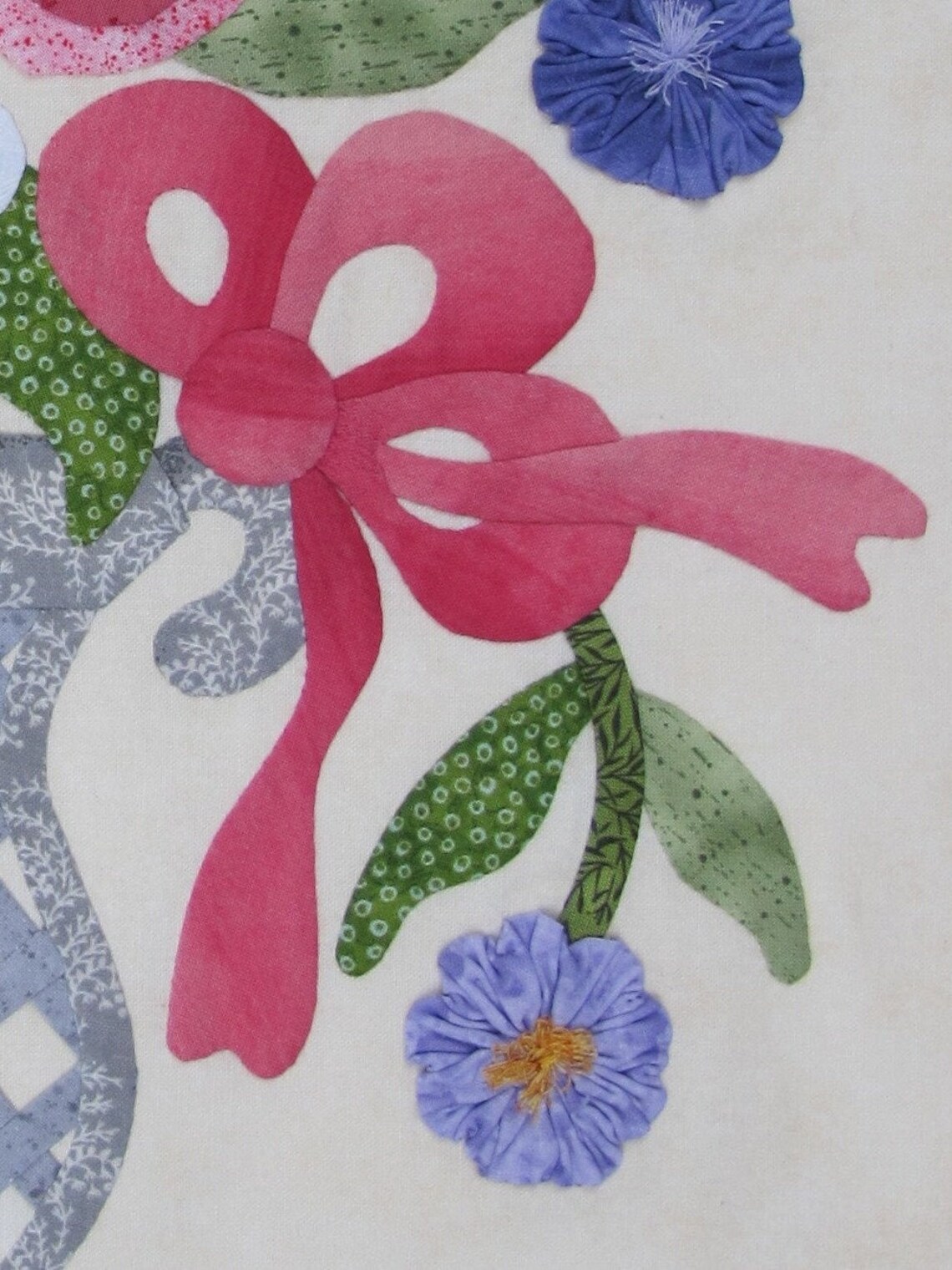 Baltimore Garden Woven Basket Applique Pattern PDF - Etsy
