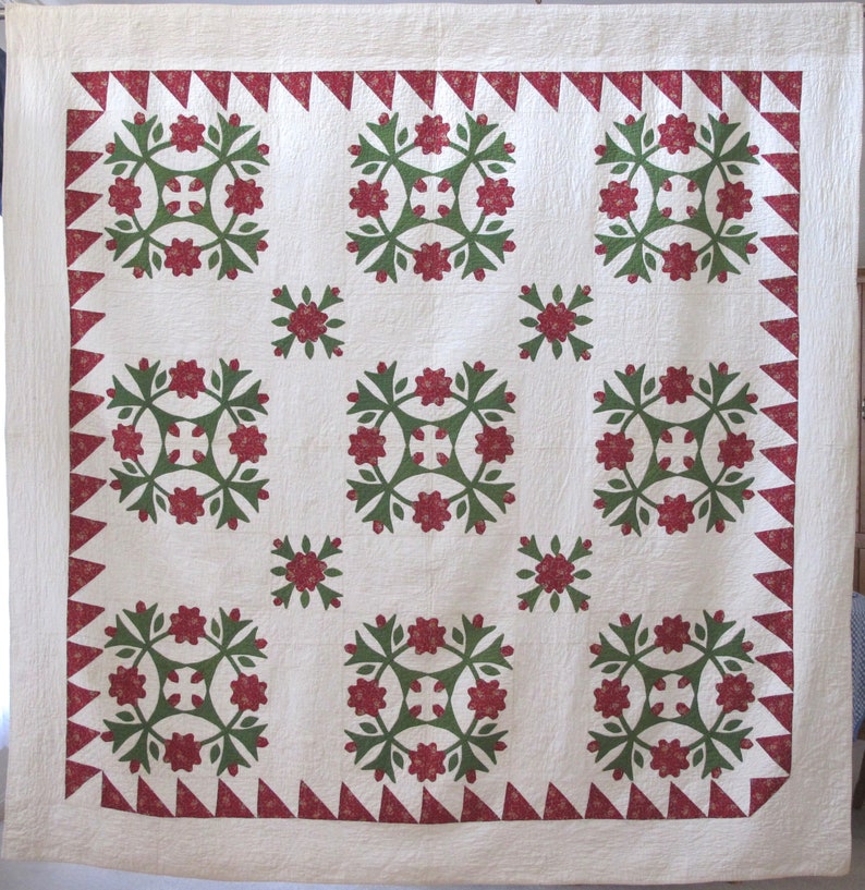 PATAPSCO ROSE PDF Quilt Pattern Complete Instructions and Variations - Etsy
