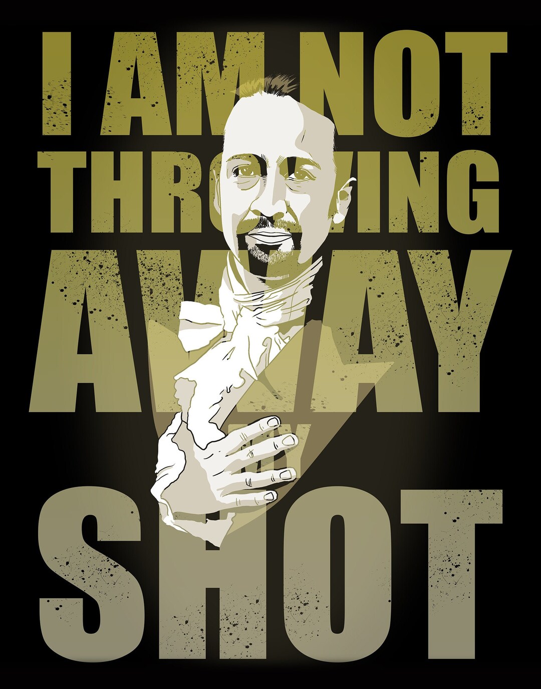 Hamilton Poster (alexander Hamilton - "my Shot") - Etsy