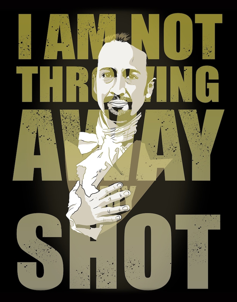 Cartel de Hamilton Alexander Hamilton My Shot - Etsy España