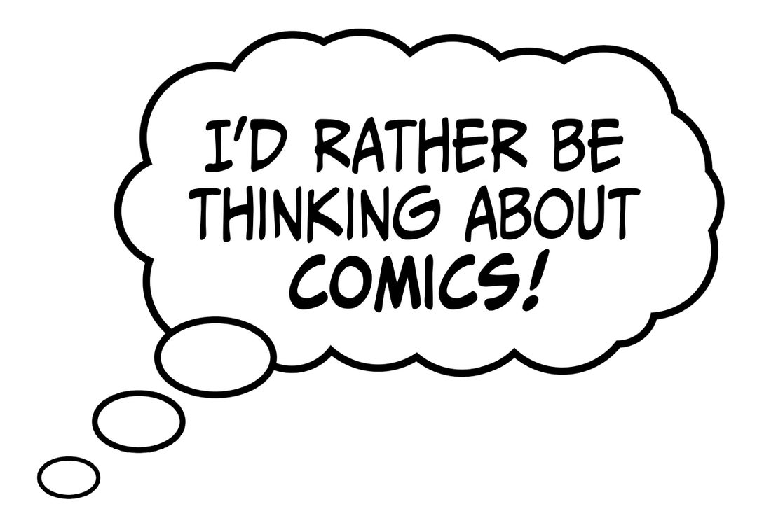 Sticker - Thinking Comics - Etsy