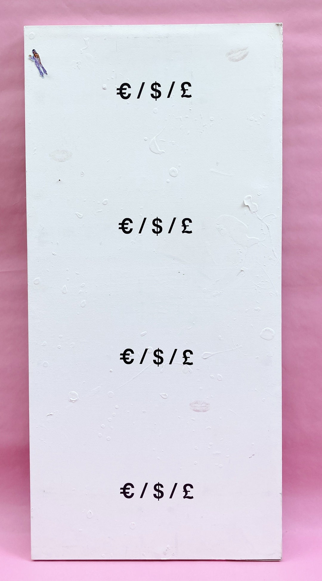 Money Symbol Text Painting - Etsy