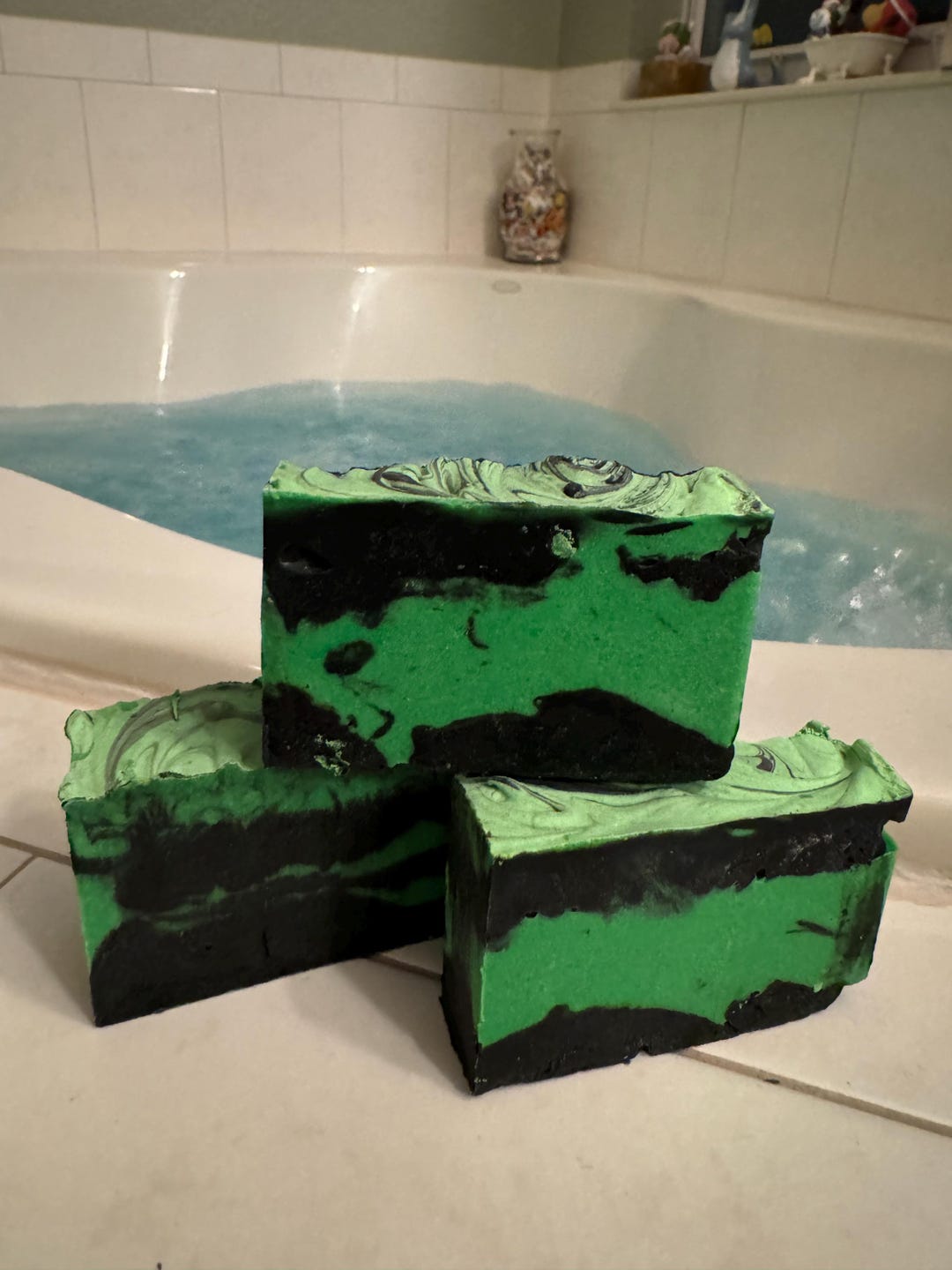 Oogie Boogie Inspired Soap, Black and Neon Green, Halloween Soap - Etsy