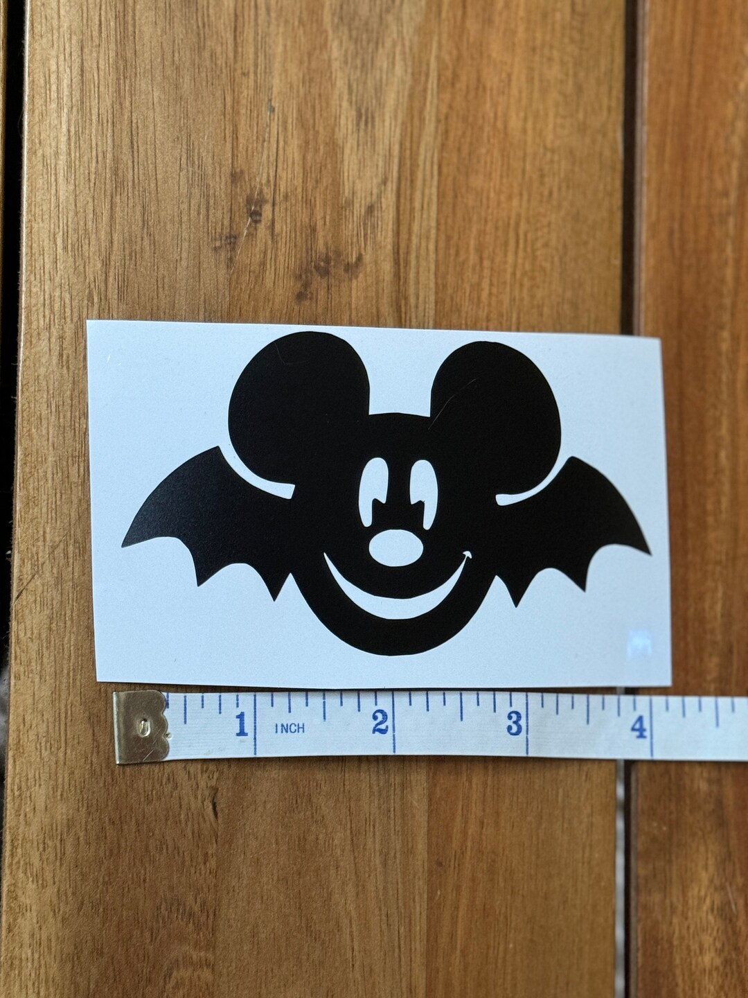 Mickey Bat Sticker, Very Cute Mickey Mouse Halloween Sticker, Mickey ...
