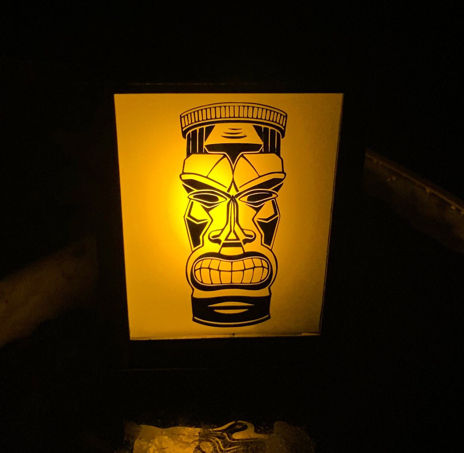 Trader Sam's Tiki Lantern LED Lantern Disney Inspired | Etsy
