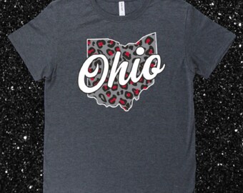Ohio State Leopard Shirt - Etsy