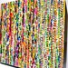 Unique Colorful Collage Artwork Chindi Collage Bright Stripe Collage ...