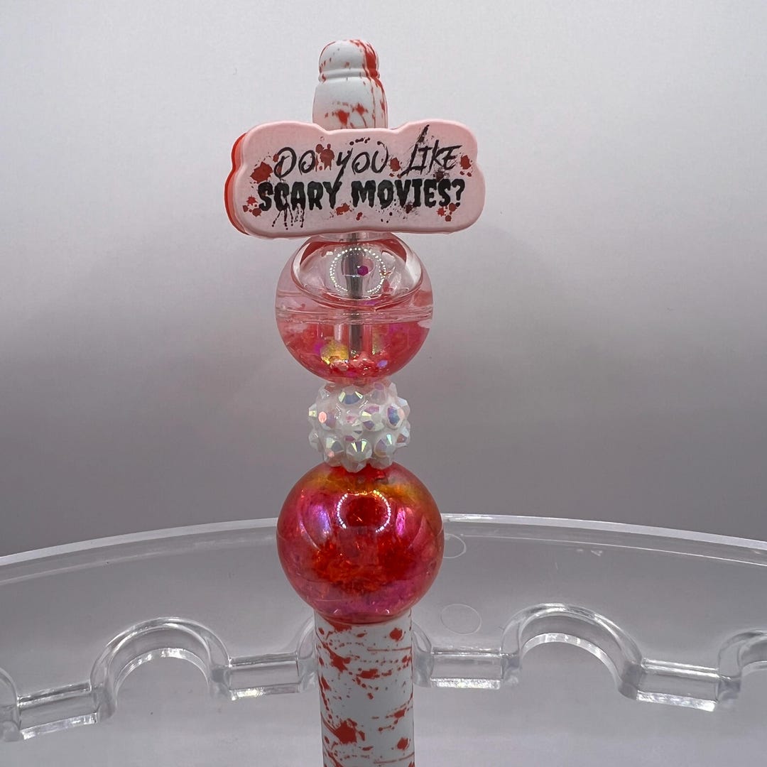 Do You Like Scary Movies? Bloody Pen * Scary Movies * Handmade Silicone ...