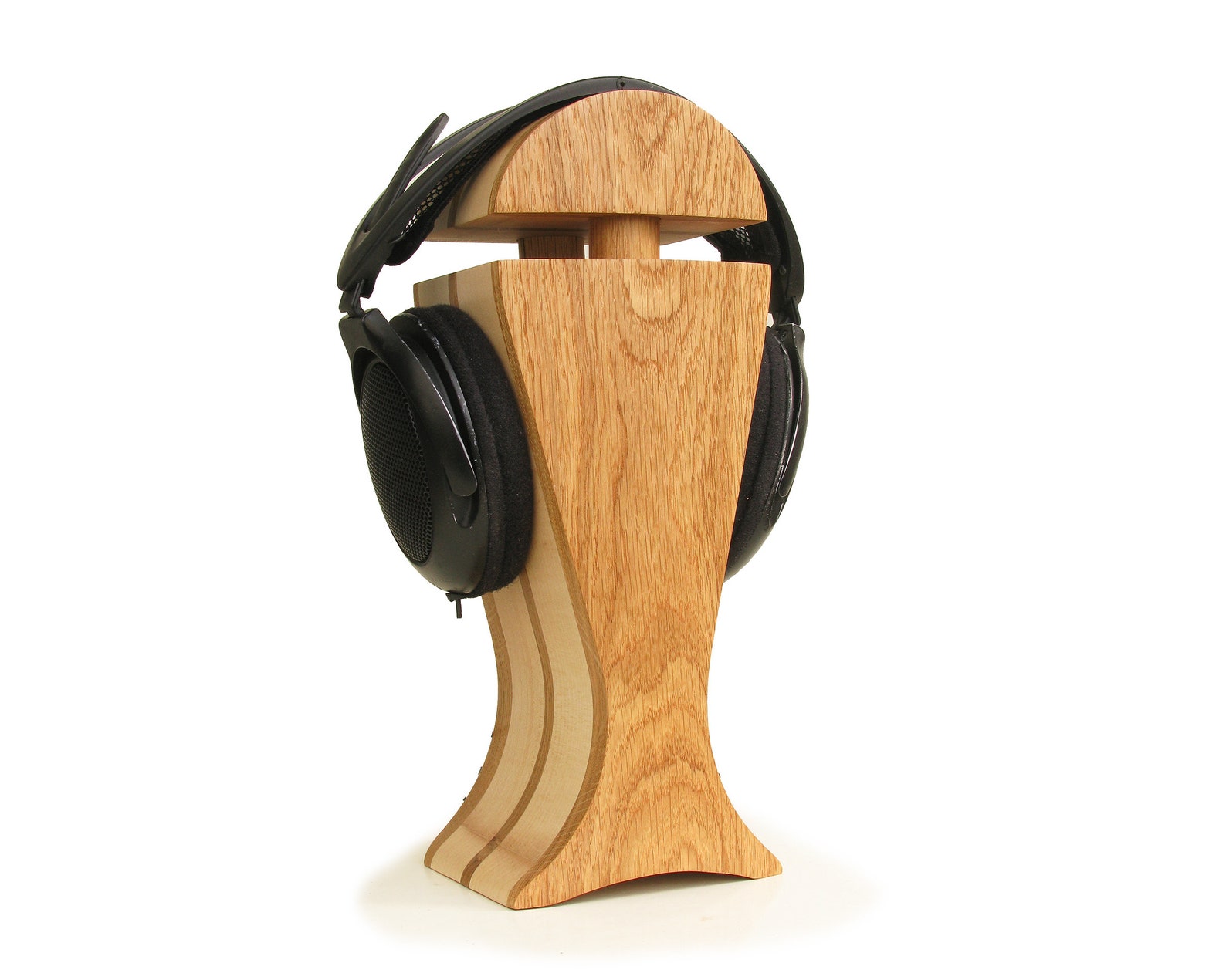 Selected Oak Wood Headphone Stand | Etsy