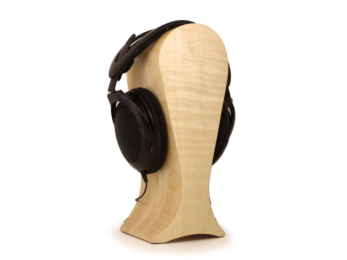 Curly Maple Veneer Headphone Stand - Etsy