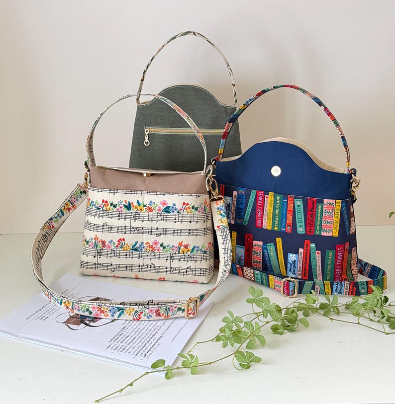 Armina Crossbody Bag Sewing Pattern | Printable Template With Step-by ...