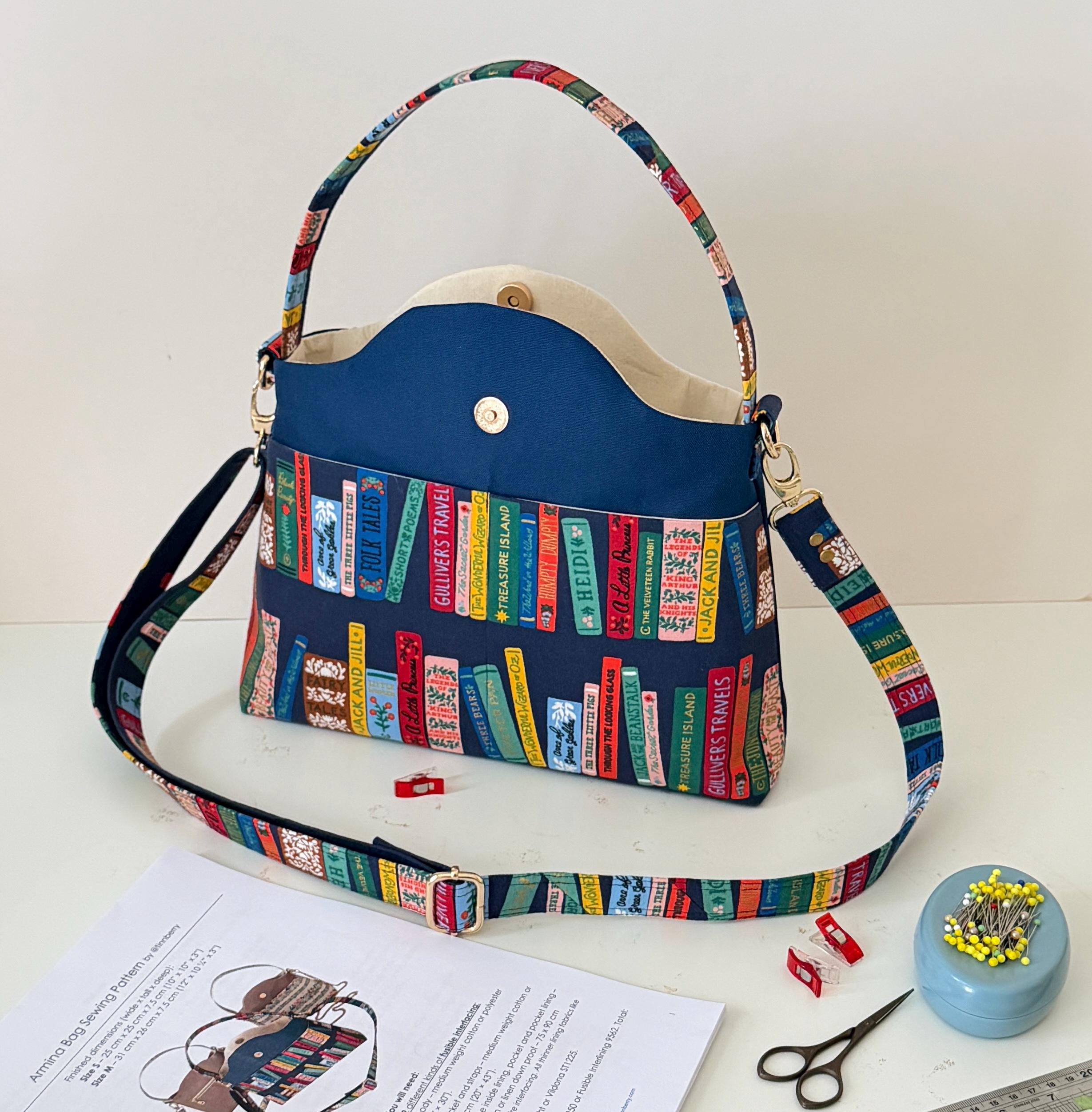 Armina Crossbody Bag Sewing Pattern | Printable Template With Step-by ...