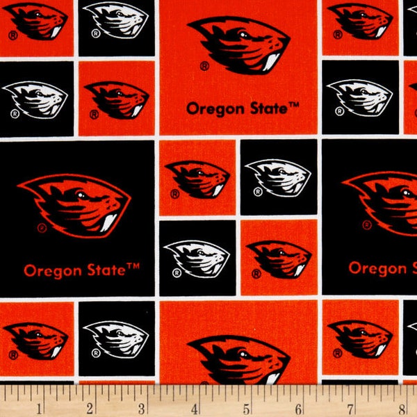 Oregon State Beavers Fabric - Etsy