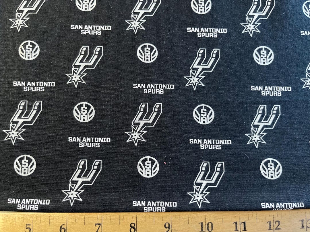 New NBA SAN ANTONIO Spurs Allover Print #2 100% Cotton Fabric, You ...