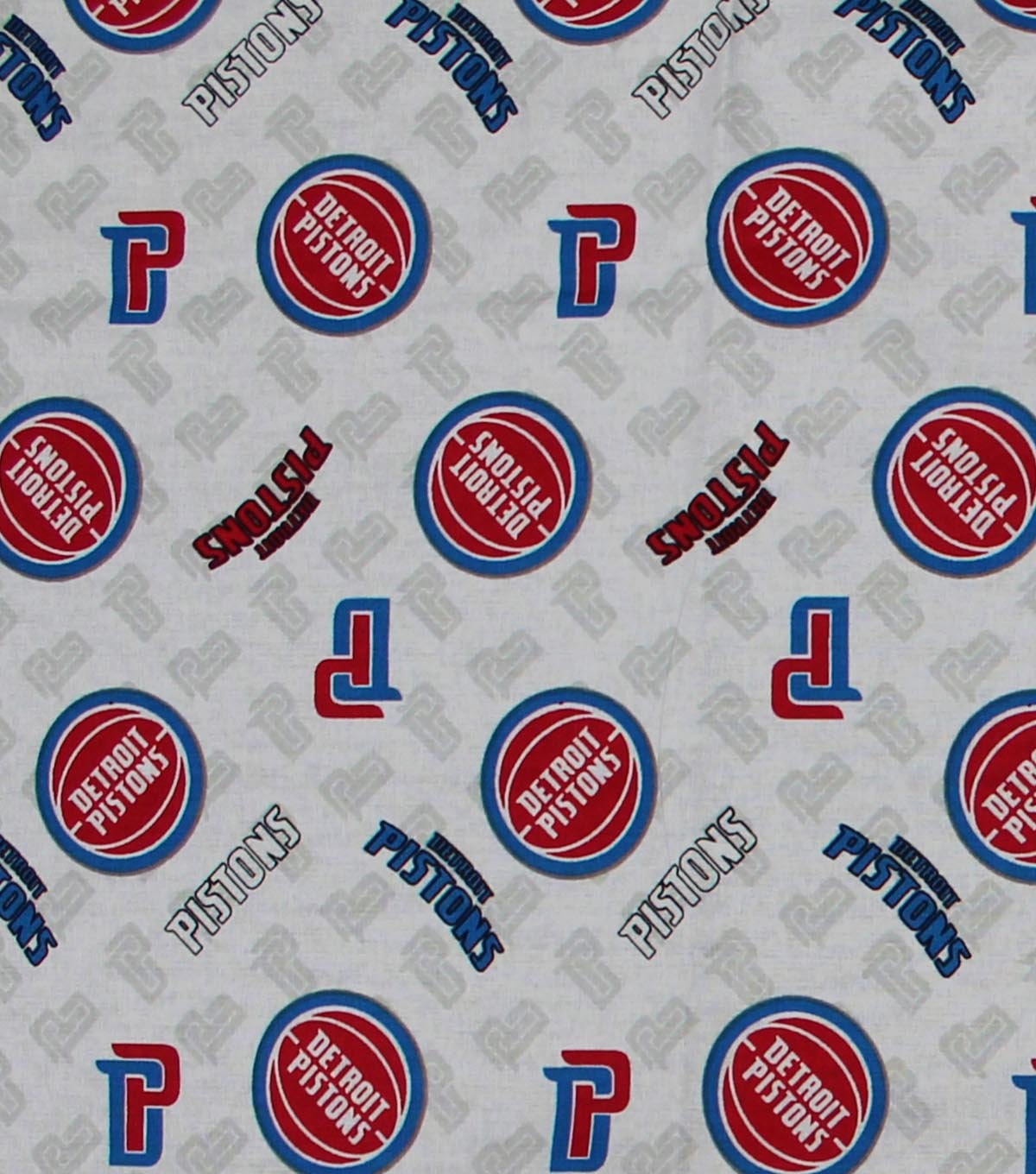 New NBA DETROIT PISTONS Allover Print 100% Cotton Fabric, You Choose ...