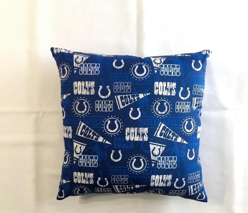 NFL INDIANAPOLIS COLTS Football Throw Pillow Sports Fan - Etsy