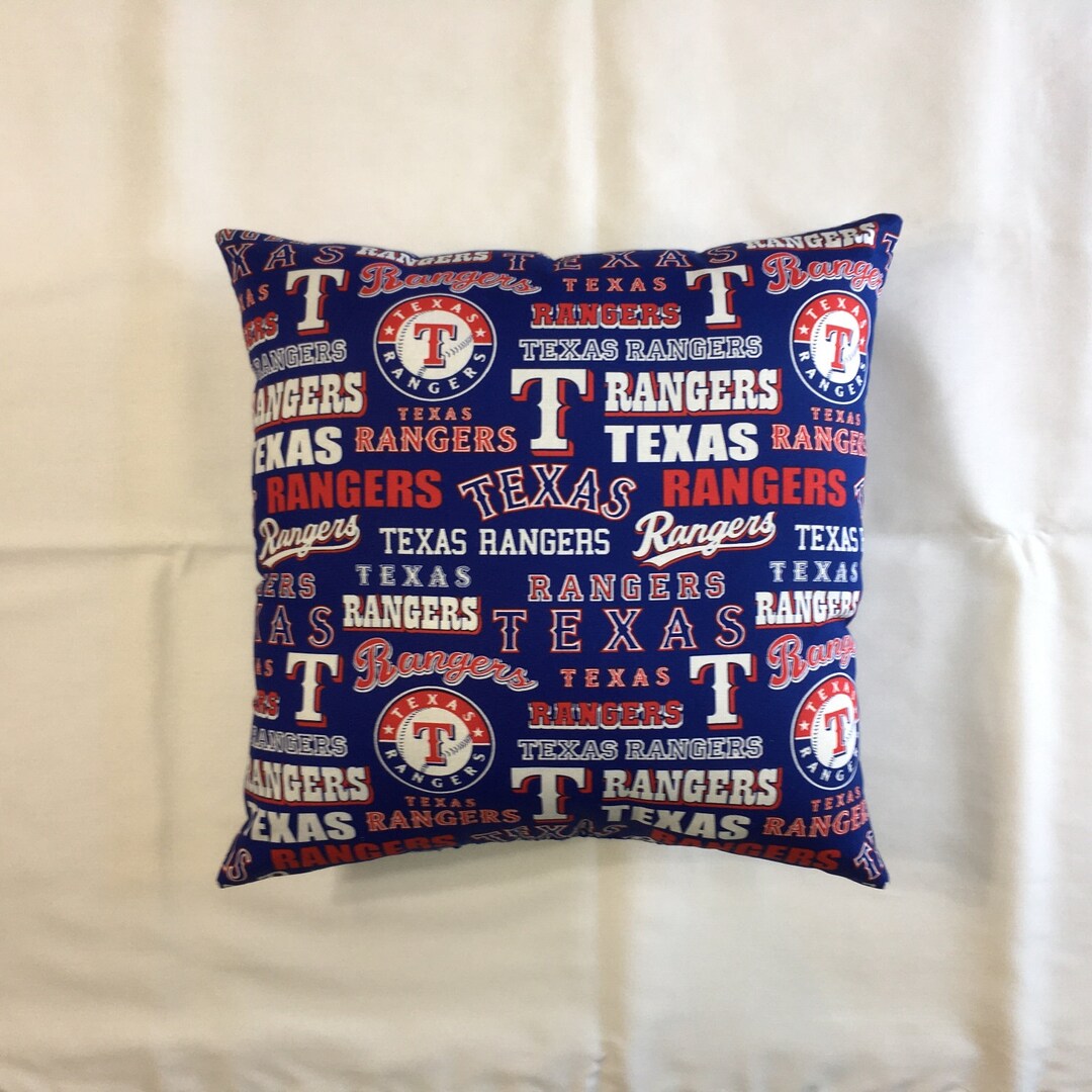 MLB TEXAS RANGERS Complete 15x 15 Baseball Throw Pillow, Sports Fan ...