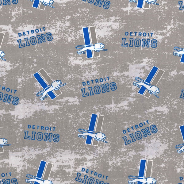 Detroit Lions Football Fabric - Etsy