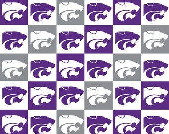 Kansas State Fabric | Etsy